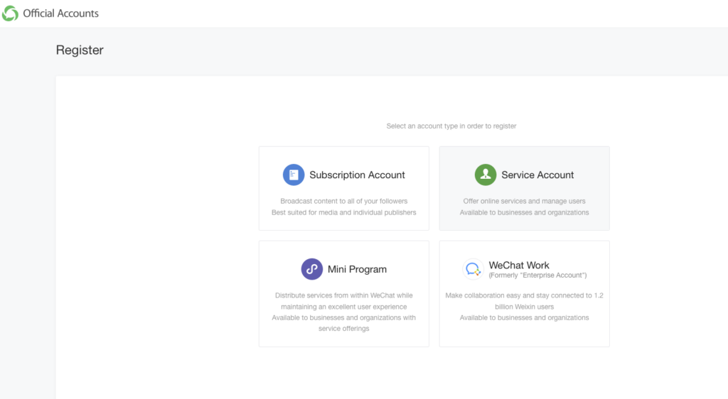 Foreign Company How To Register WeChat Service Account? - Shanghai Specials